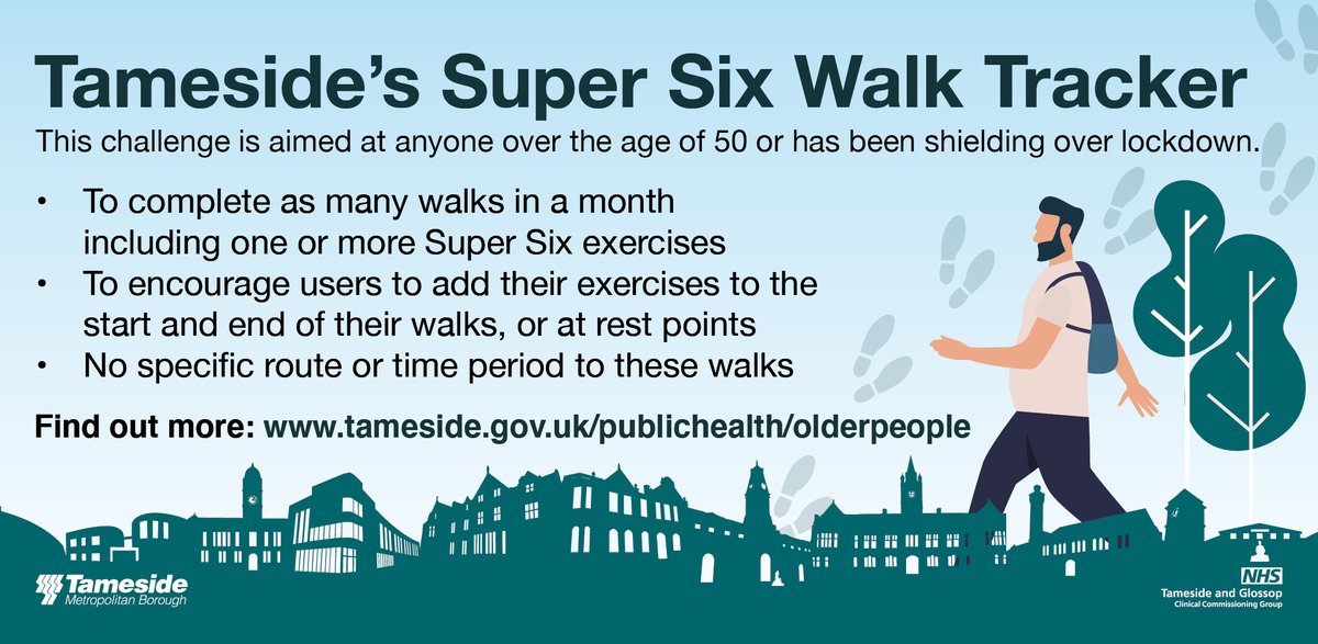 Tameside’s Super Six Walk Challenge Tracker - Tameside Correspondent