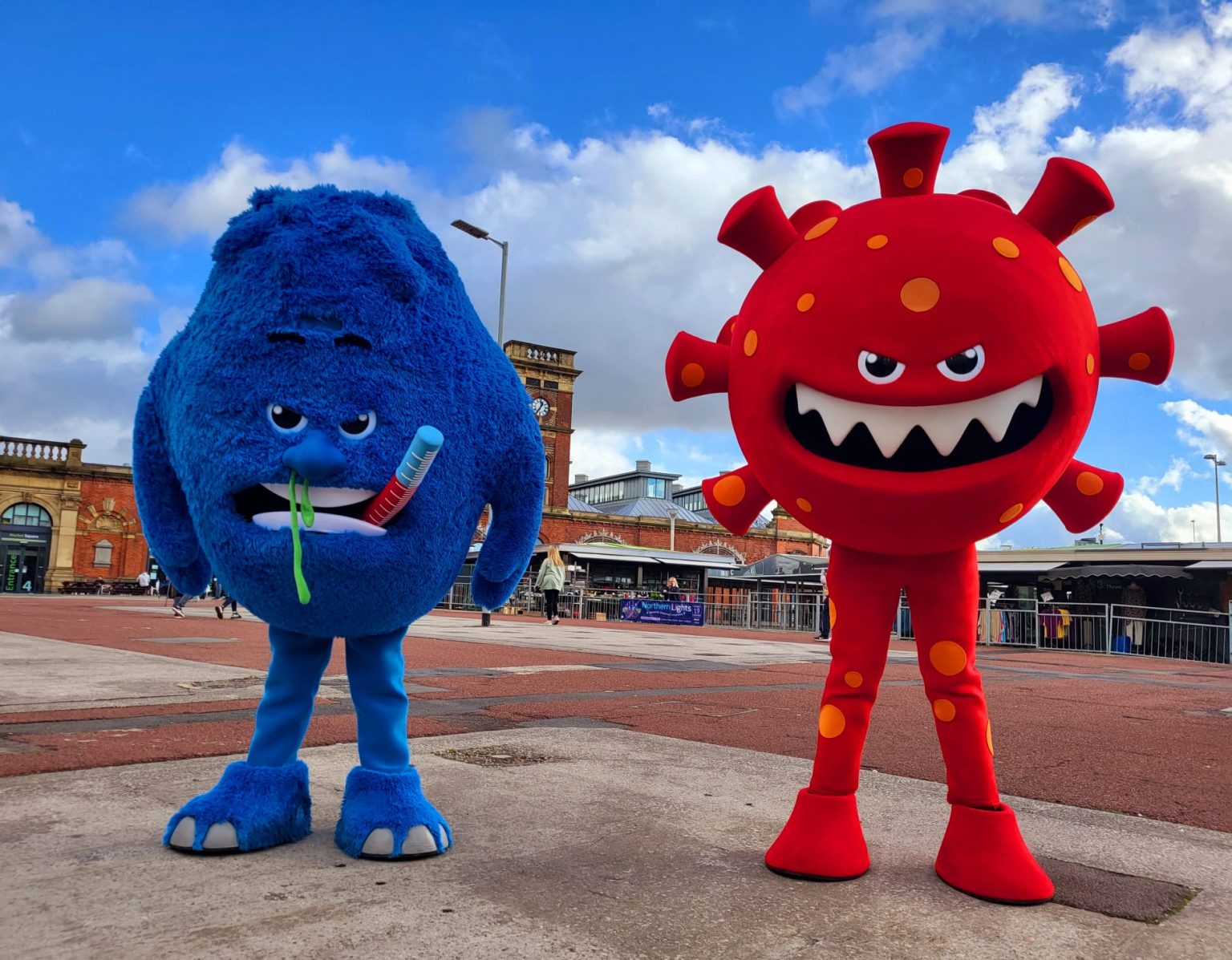 Tameside gets a visit from Monster Mayhem to show the double danger ...