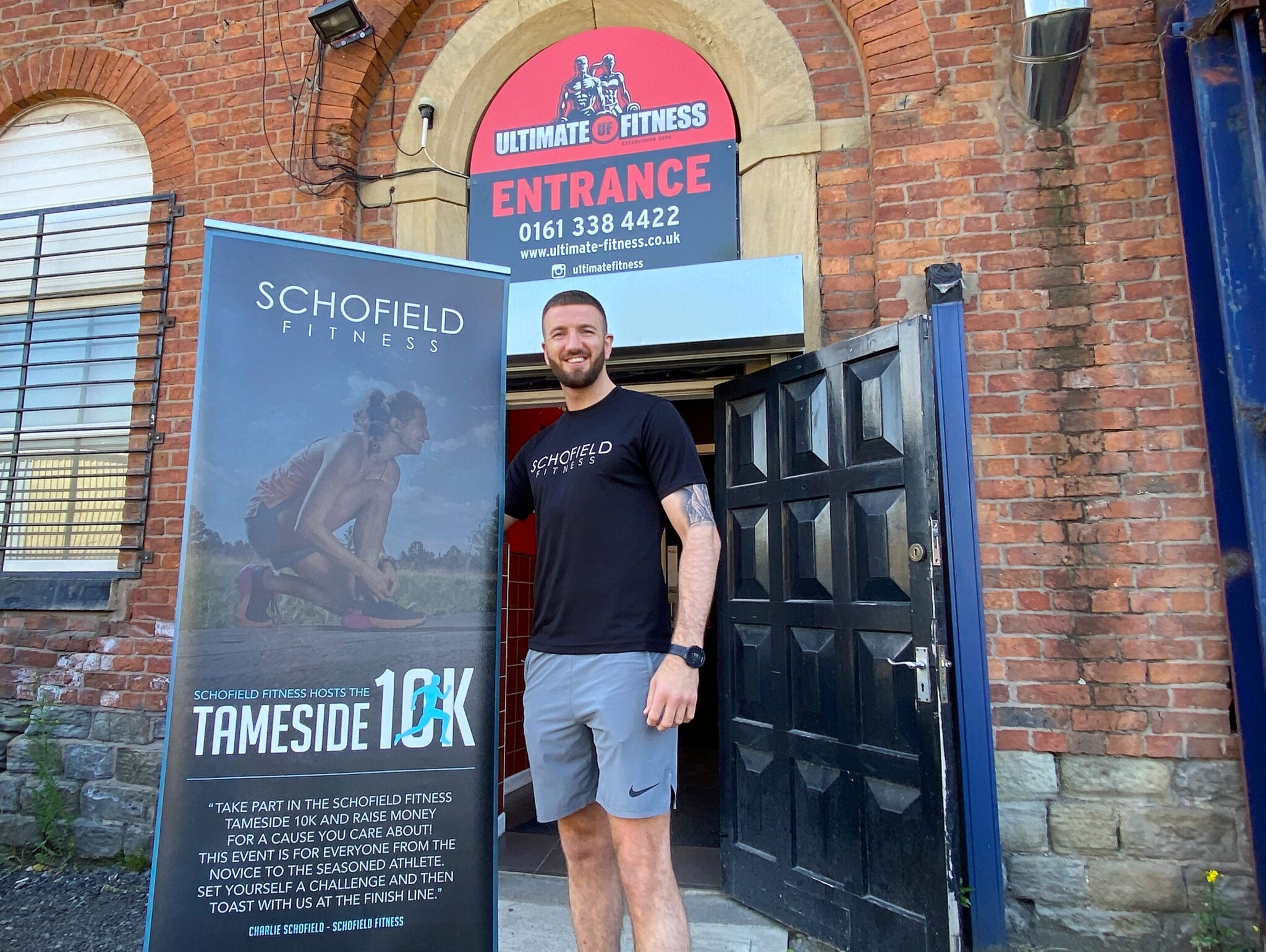 Scho for a fundraising run at 10k event - Tameside Correspondent