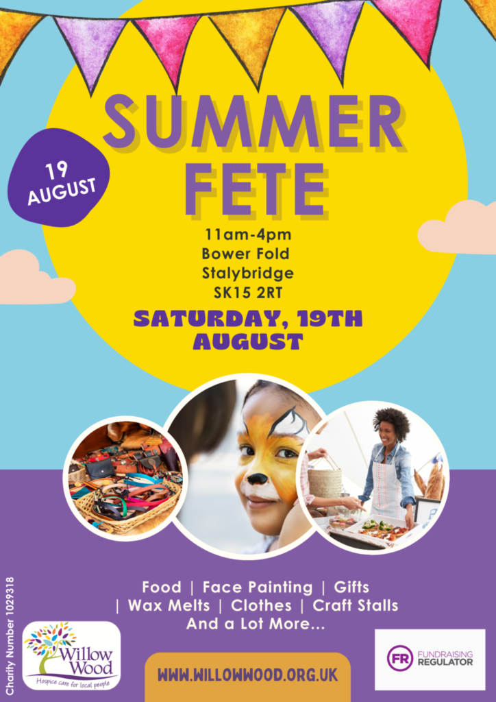 Willow Wood Summer Fete coming to Stalybridge - Tameside Correspondent