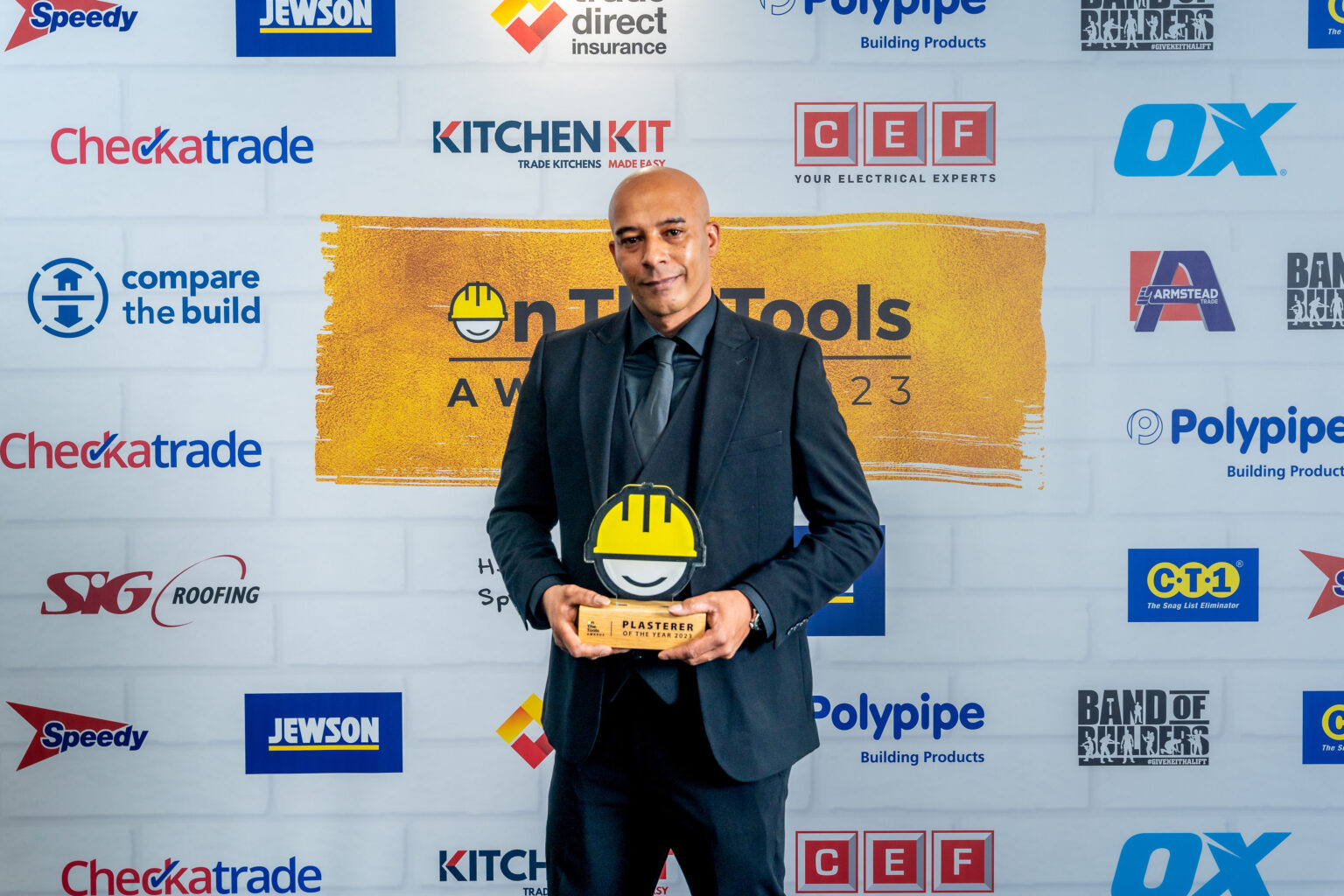 Denton tradesman Lance plastered with pride at national award ...
