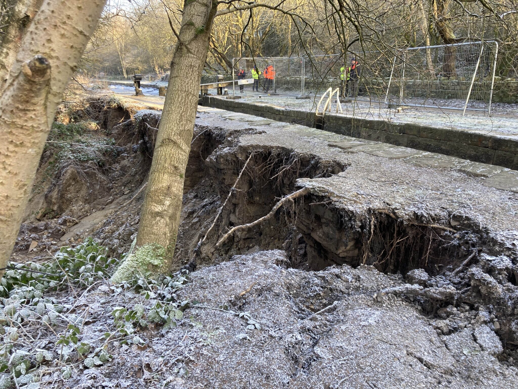 Engineers to use 1,400 tonnes of rock to rebuild collapsed canal ...